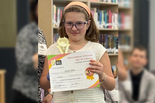 Sheguiandah student takes third place in the regional Canadian Spelling ...
